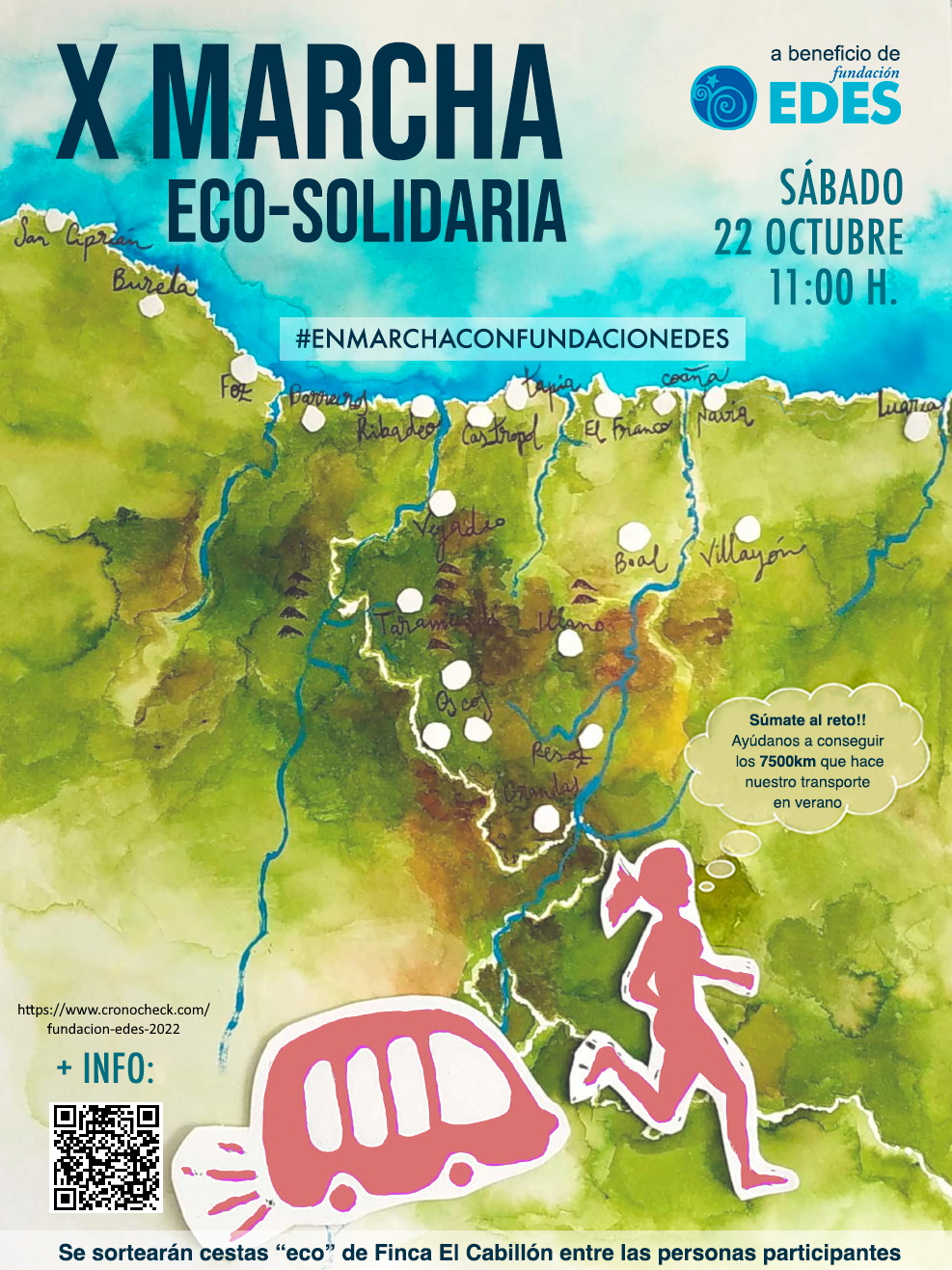 X Marcha Eco Solidaria de Fundación EDES 2022 - Inscripciones
